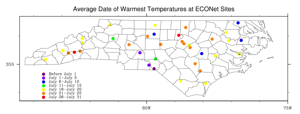 Climatologically, the Warmest Day of Summer is Just Around the Corner ...