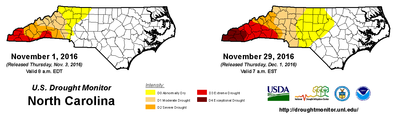Dry Weather Dominates November Across North Carolina | North Carolina ...