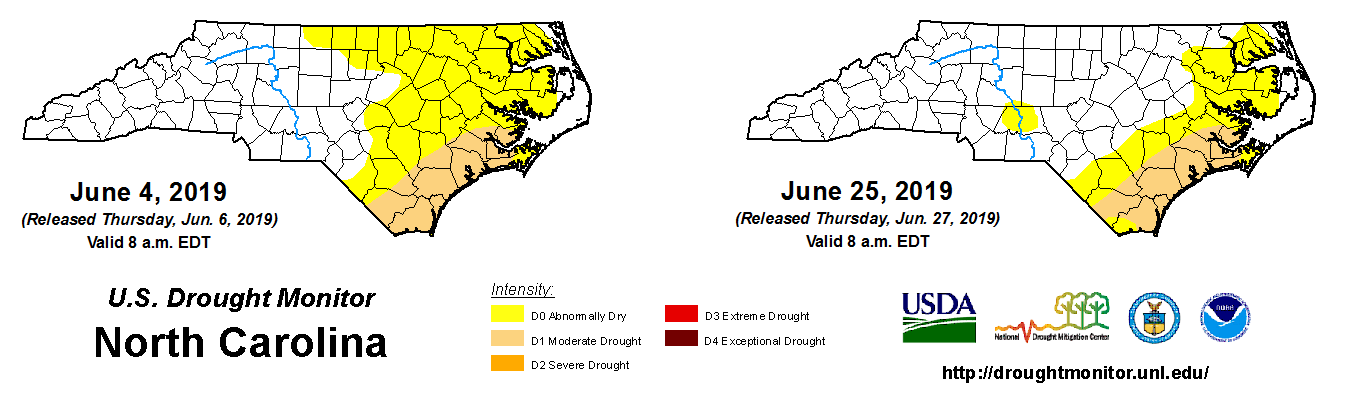 June Rains Offer Relief, But Not Full Drought Recovery | North Carolina ...